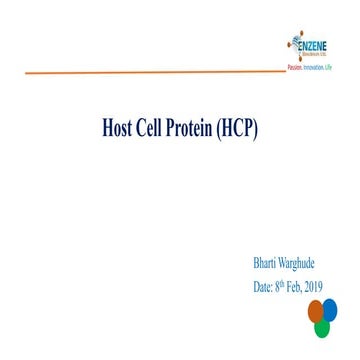 Host Cell Proteins | PPTX