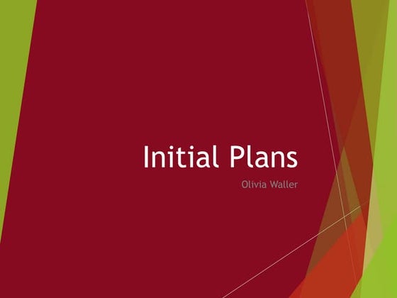 1. initial plans for game design (1) | PPT