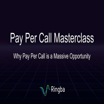 Why Pay Per Call is a Massive Opportunity | Pay Per Call Masterclass | PPTX