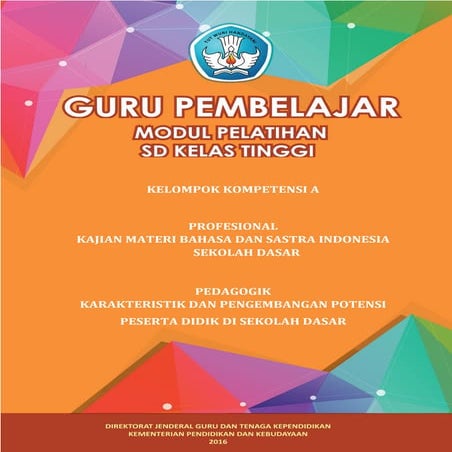 1. modul guru pembelajar sd kelas tinggi kk a | PDF