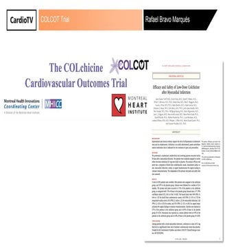 COLCOT Trial | PDF