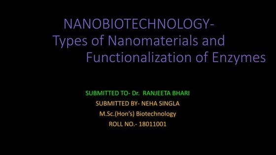 Introduction to Properties of nanomaterials | PPT