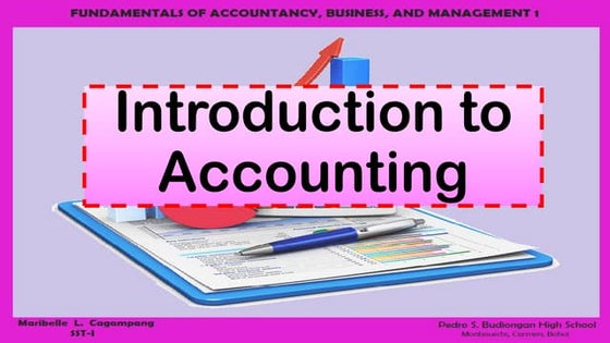 Introduction to accounting | PPT