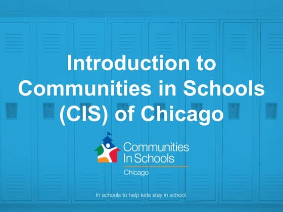 Introduction to Communities In Schools of Chicago | PPTX