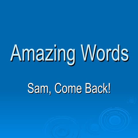 1.1 aw sam, come back! | PPT | Dogs | Pets