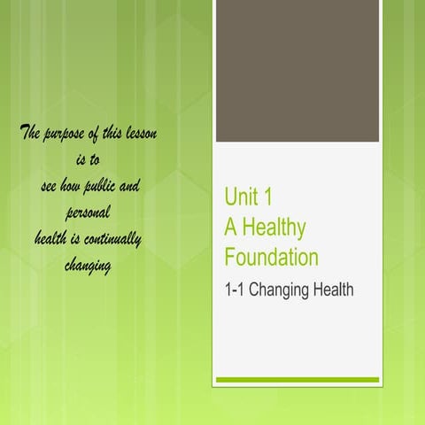 Health and Wellness | PPT