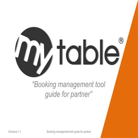 Online reservation tool guidelines - DE - V1.1 | PPT
