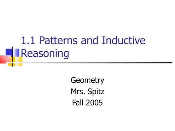 1.3.1 Inductive and Deductive Reasoning | PDF