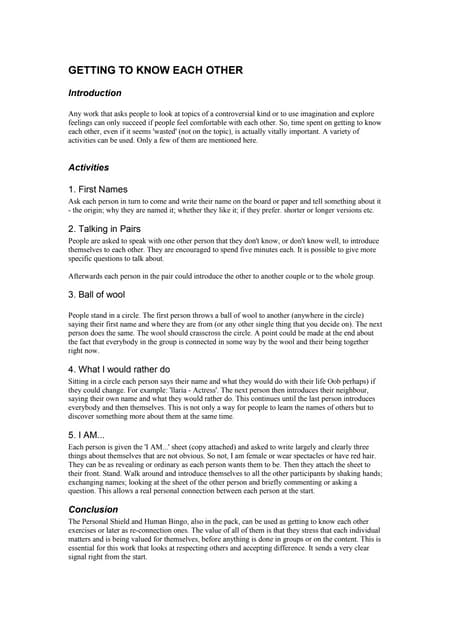 Observation exercise | PDF