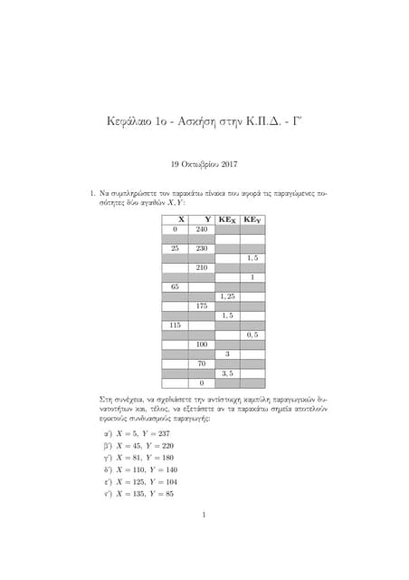 ΑΟΘ - Κεφάλαιο 1 - Ασκήσεις α' | PDF