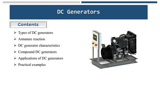 Dc generator characteristics | PPTX