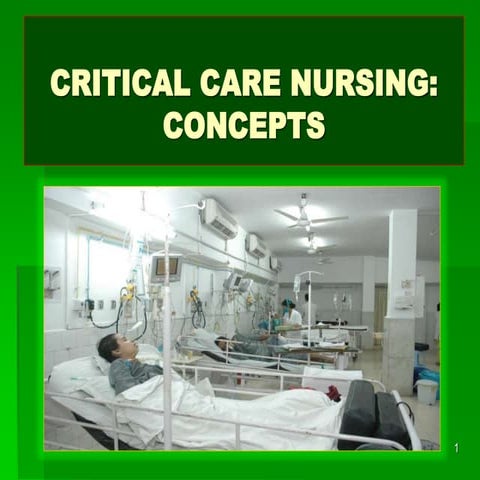 1. critical care concepts | PPT