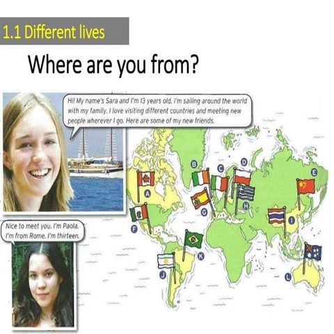 1.1 Different lives | PPT
