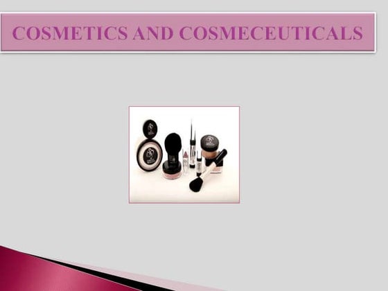Misbranded and spurious cosmetics | PPT