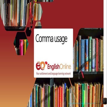 1. comma usage | PPT