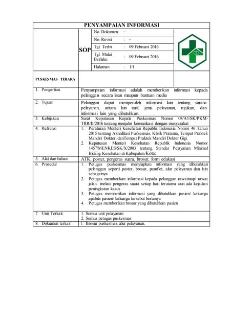 Sop orientasi pegawai baru | DOC