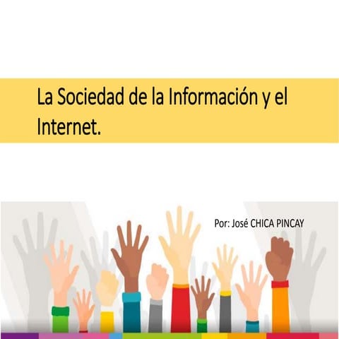 La sociedad e internet | PPTX