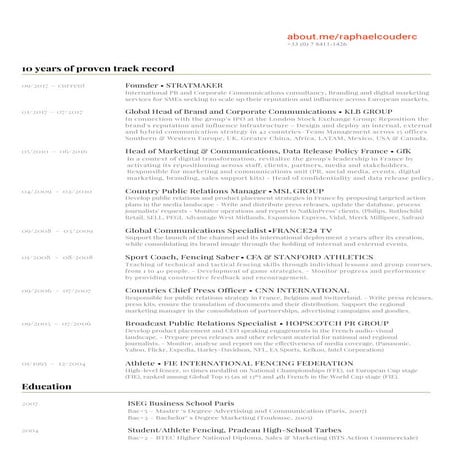 cv raphaël couderc | PDF