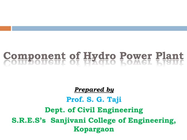 Intake structures | PPTX