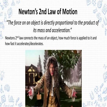 1.4 newtons 2nd 3rd law | PPTX