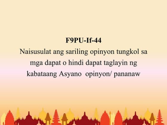 Aralin 4.1-tuklasin | PPTX