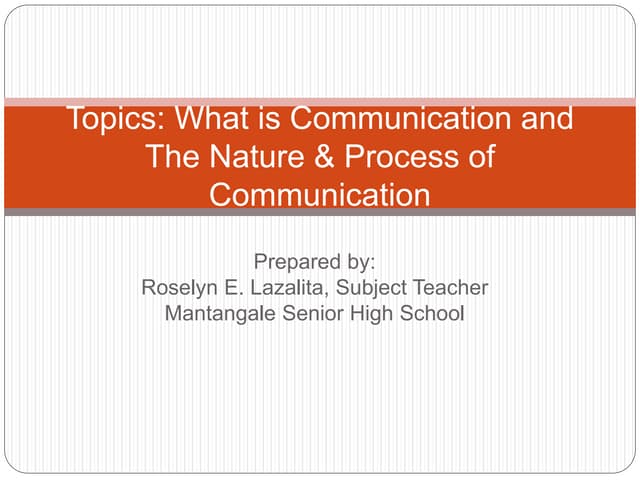 White's Model Of Communication.pptx