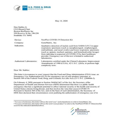 neoplex pcr test kit [genematrix] declaration of conformity_rev00_neo ...