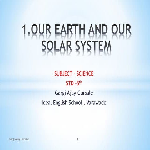 1. Solar system | PPT