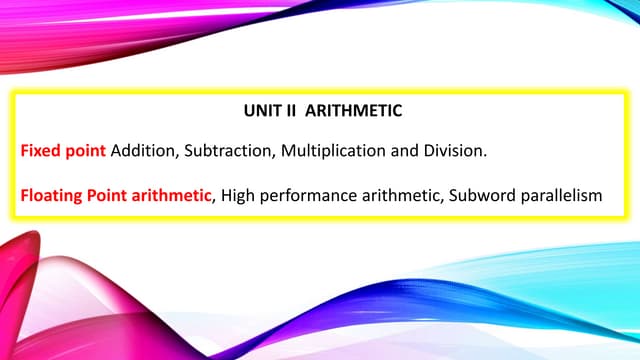 Introduction To Binary Arithmetic Ppt 8617