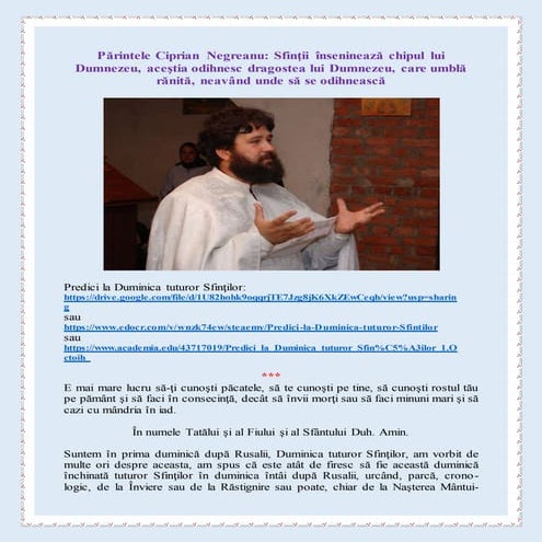 Sfântul Antonie cel mare şi corbul | PDF