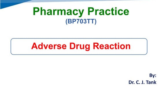 Adverse drug reaction types | PDF