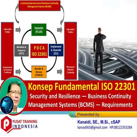 Konsep Fundamental ISO 22301_BCMS & Crisis Management _ Materi Training BCMS (with ISO 22301) | PPTX