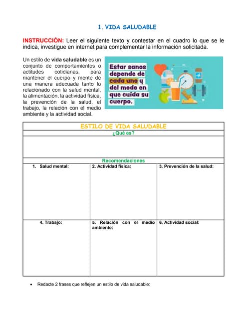 2. MATERIA DE VIDA SALUDABLE | PDF