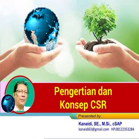 Pengertian & Konsep CSR_Materi Training "CSR" | PPTX
