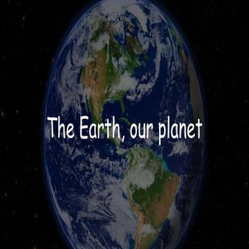 1. The Earth. The movements of the Earth. | PPT