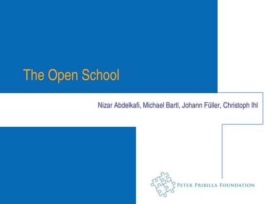 What is open schooling | PPTX