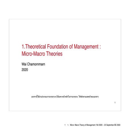 1. micro macro theory of management nu 2020 | PDF | Business ...