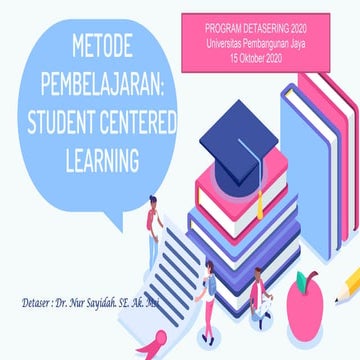 Metode Pembelajaran Student Centered Learning | PDF