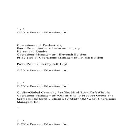 1 - © 2014 Pearson Education, Inc.Operations and .docx