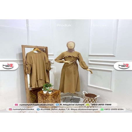 Atasan Tunik Couple Model Custom by Rumah Jahit Azka | PDF