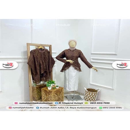 Dress Brokat Tille Couple by Rumah Jahit Azka | PDF