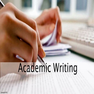 Academic Writing | PPTX