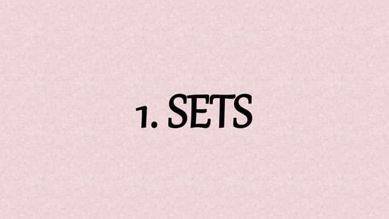 Introduction to Sets | PPSX