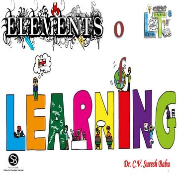 Elements of learning | PPT
