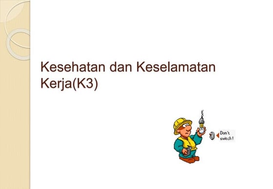 K3 Kelistrikan..ppt