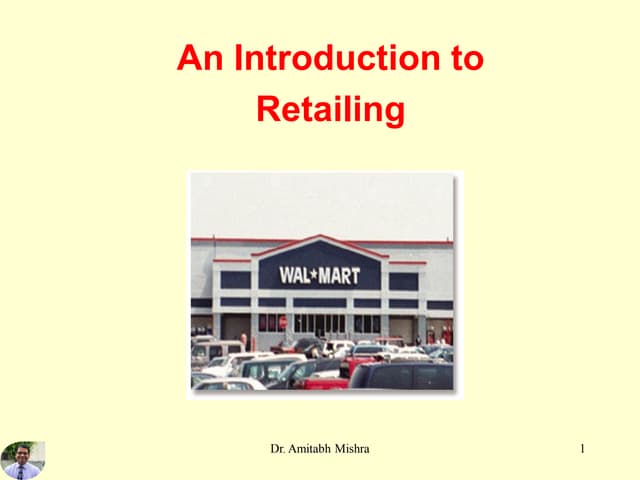 Introduction to Retailing | PPTX
