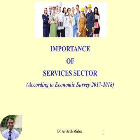 Contribution of Services Sector | PPT