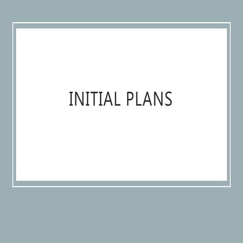 1. initial plans, fmp | PPT