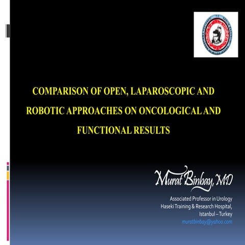 Open Laparoscopic And Robotic Approaches Ppt