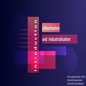 Introduction of Urbanisation Concept | PPT